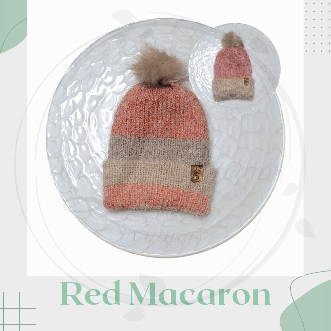Fuzzy Beanie - Adult - sweet Dreams knittings